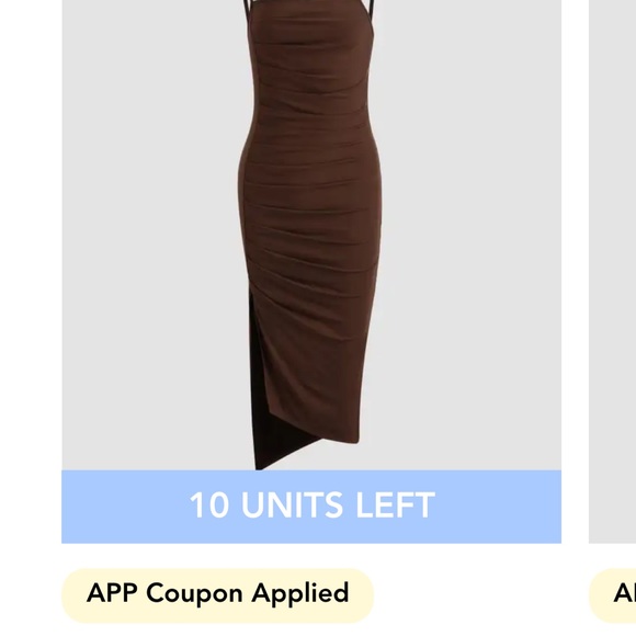 Cider | Dresses | Cider Brown Square Neck Sexy Asymmetrical Bodycon Midi Dress | Poshmark